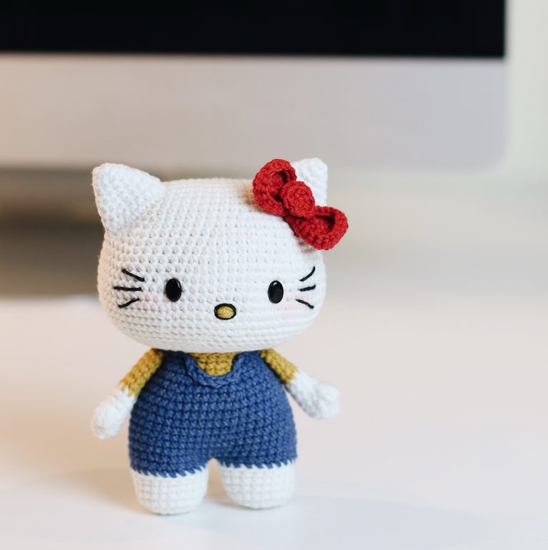 Digital Hello Kitty Crochet Pattern – Instant Download DIY Amigurumi ...